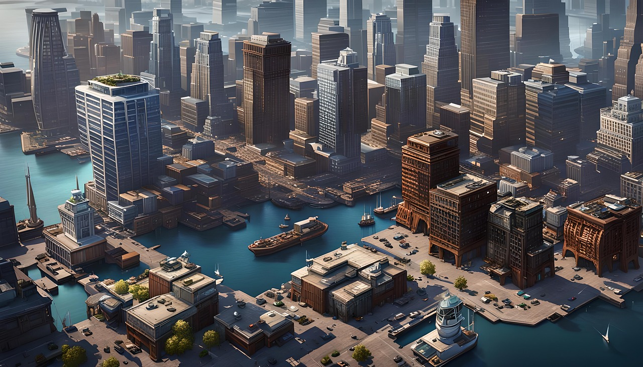 Download City, Buildings, Skyscrapers. Royalty-Free Stock Illustration ...