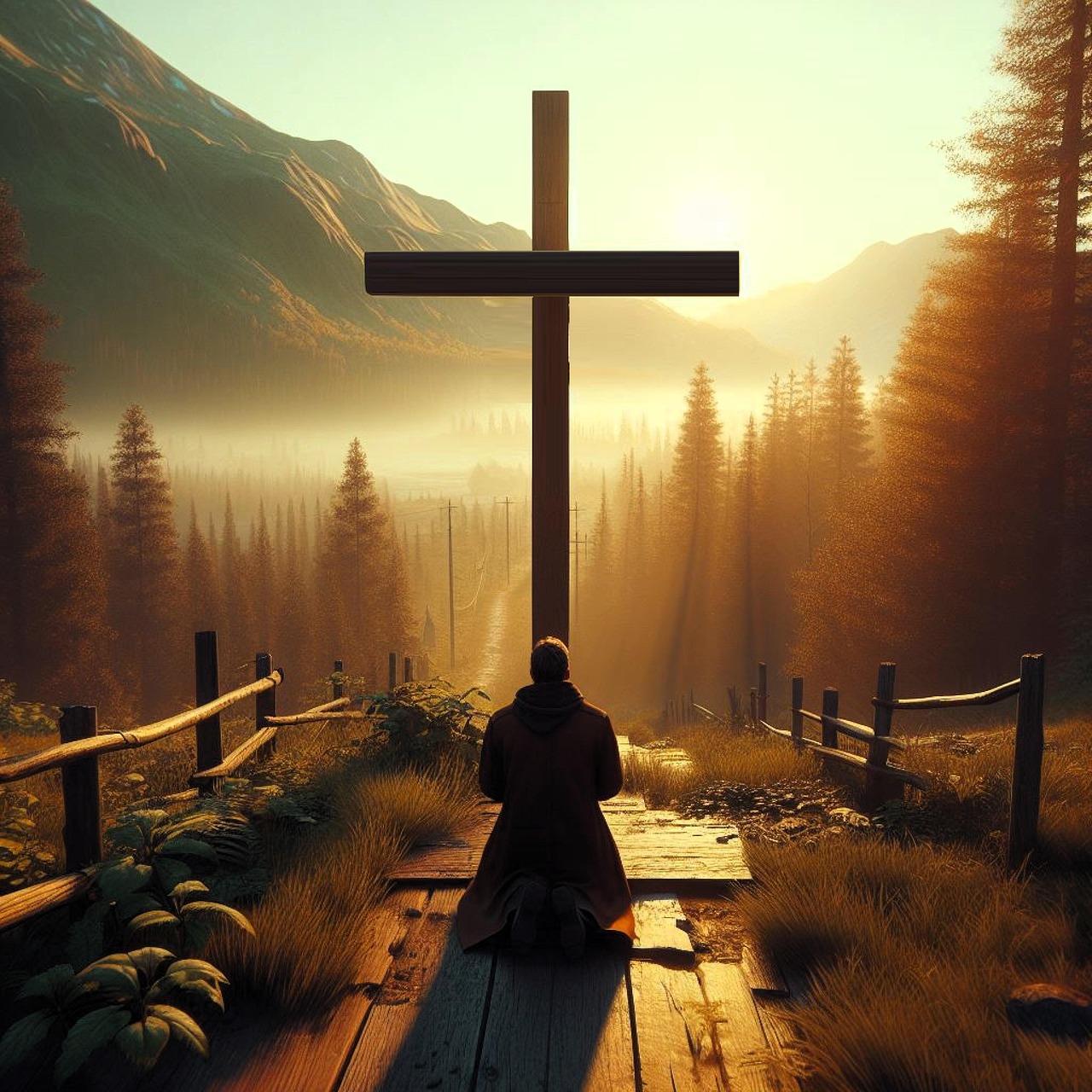 Download Ai Generated, Cross, Jesus. Royalty-Free Stock Illustration ...