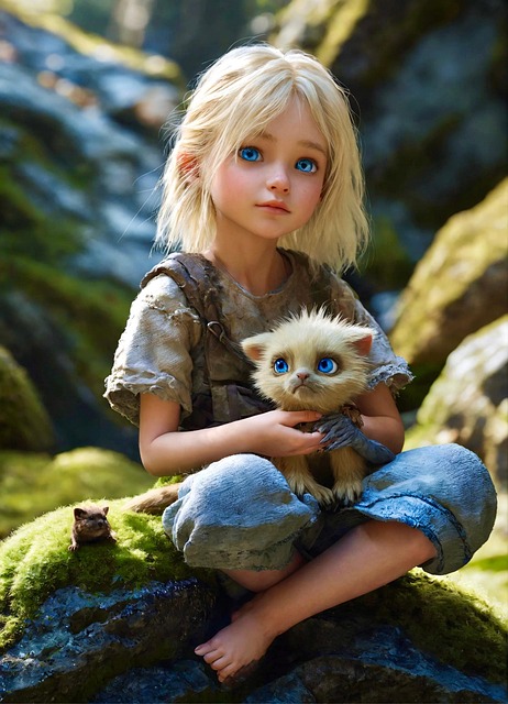 Download Ai Generated, Gelfing, Kitty. Royalty-Free Stock Illustration ...