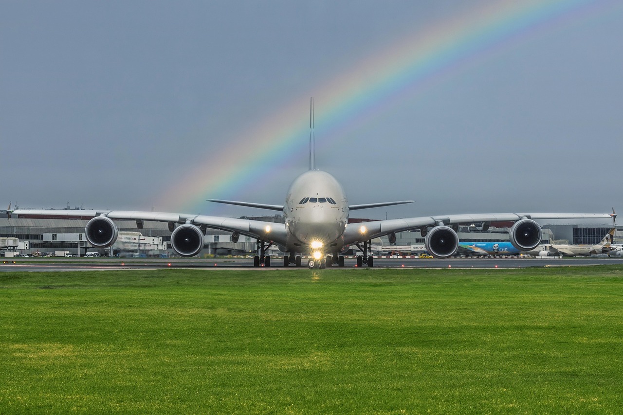 Airplane Aircraft Rainbow - Free photo on Pixabay - Pixabay