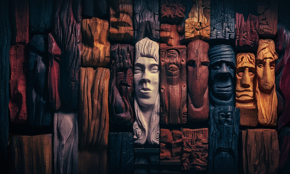 Download Wooden Face, Wood, Face. Royalty-Free Stock Illustration Image ...