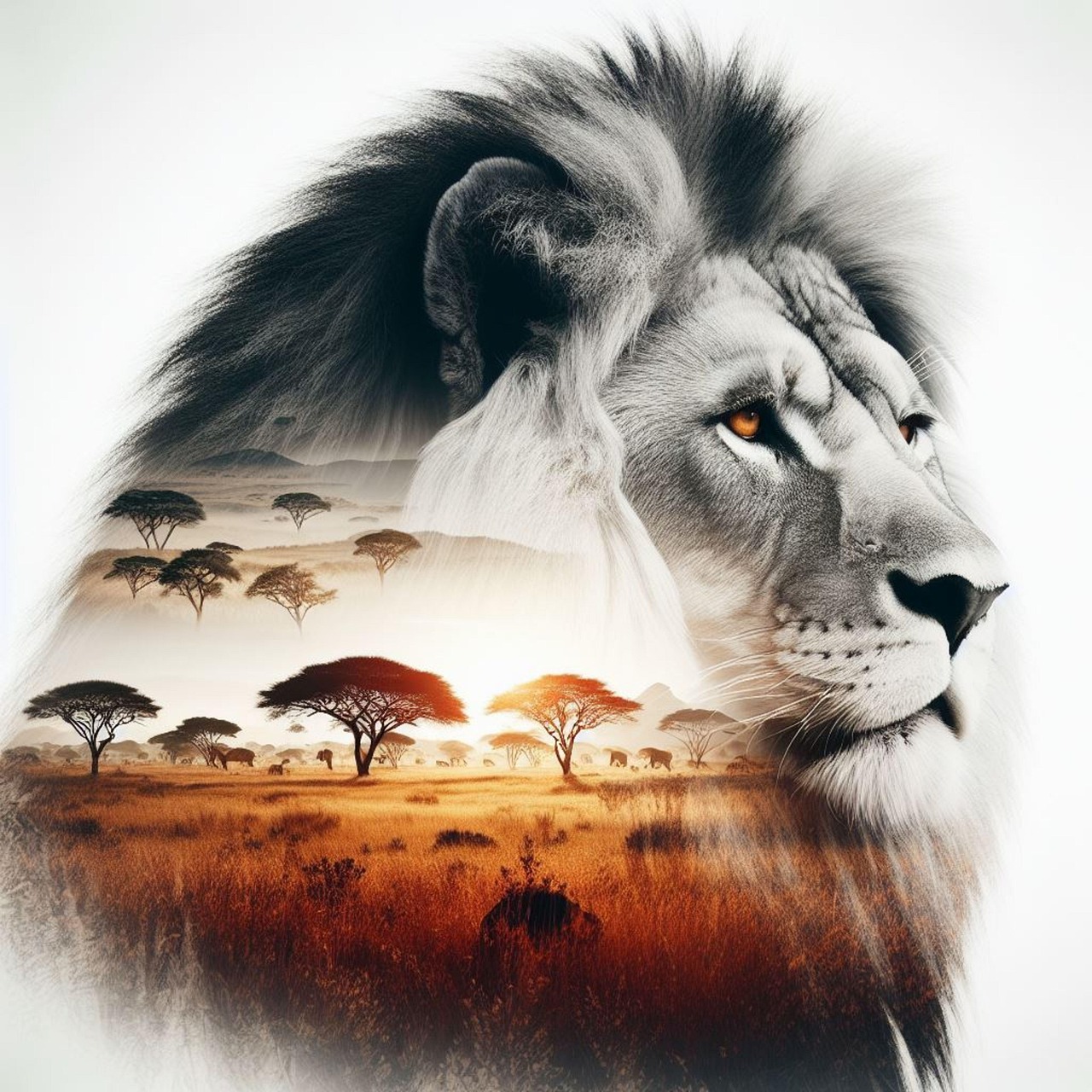 Ai Généré Lion Nature Double - Image gratuite sur Pixabay - Pixabay