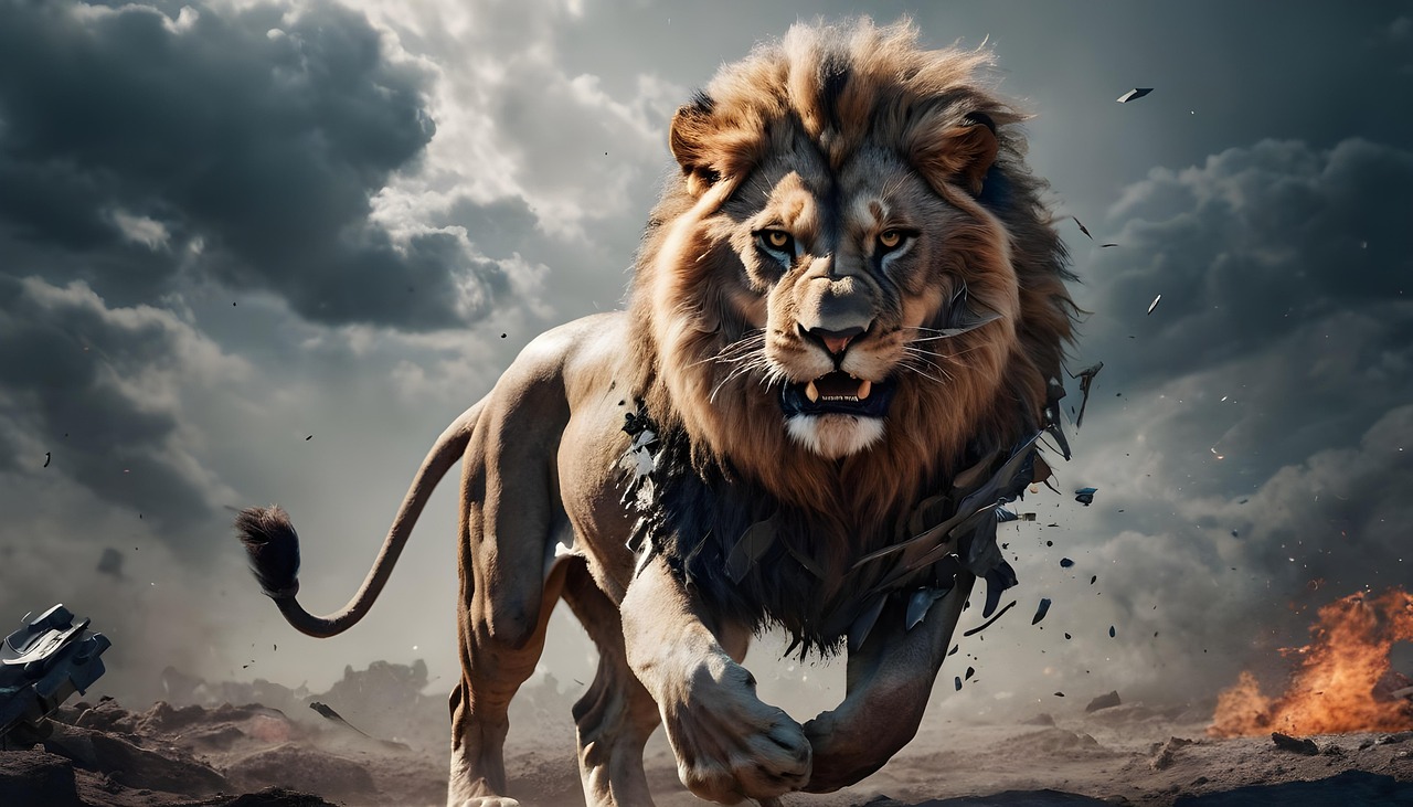 Download Lion, War, Soldier. Royalty-Free Stock Illustration Image ...