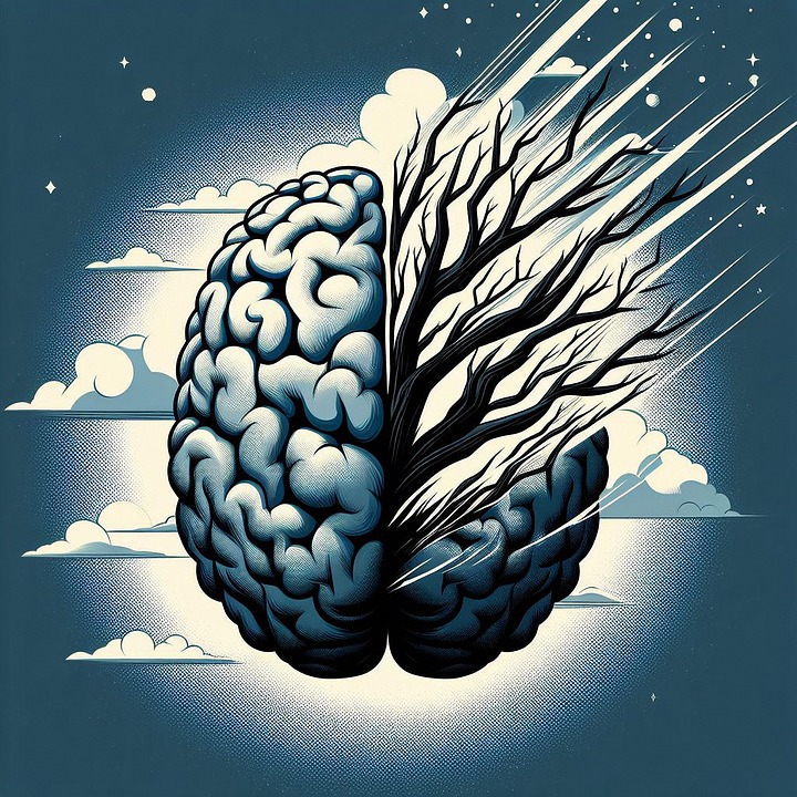Download Ai Generated, Brain, Tree. Royalty-Free Stock Illustration ...