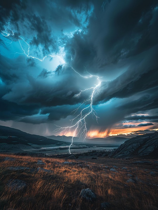 Download Ai Generated, Lightning, Storm. Royalty-Free Stock ...