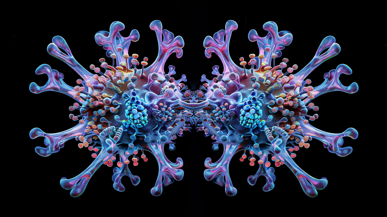 Download Ai Generated, Microscopic, Viral. Royalty-Free Stock ...