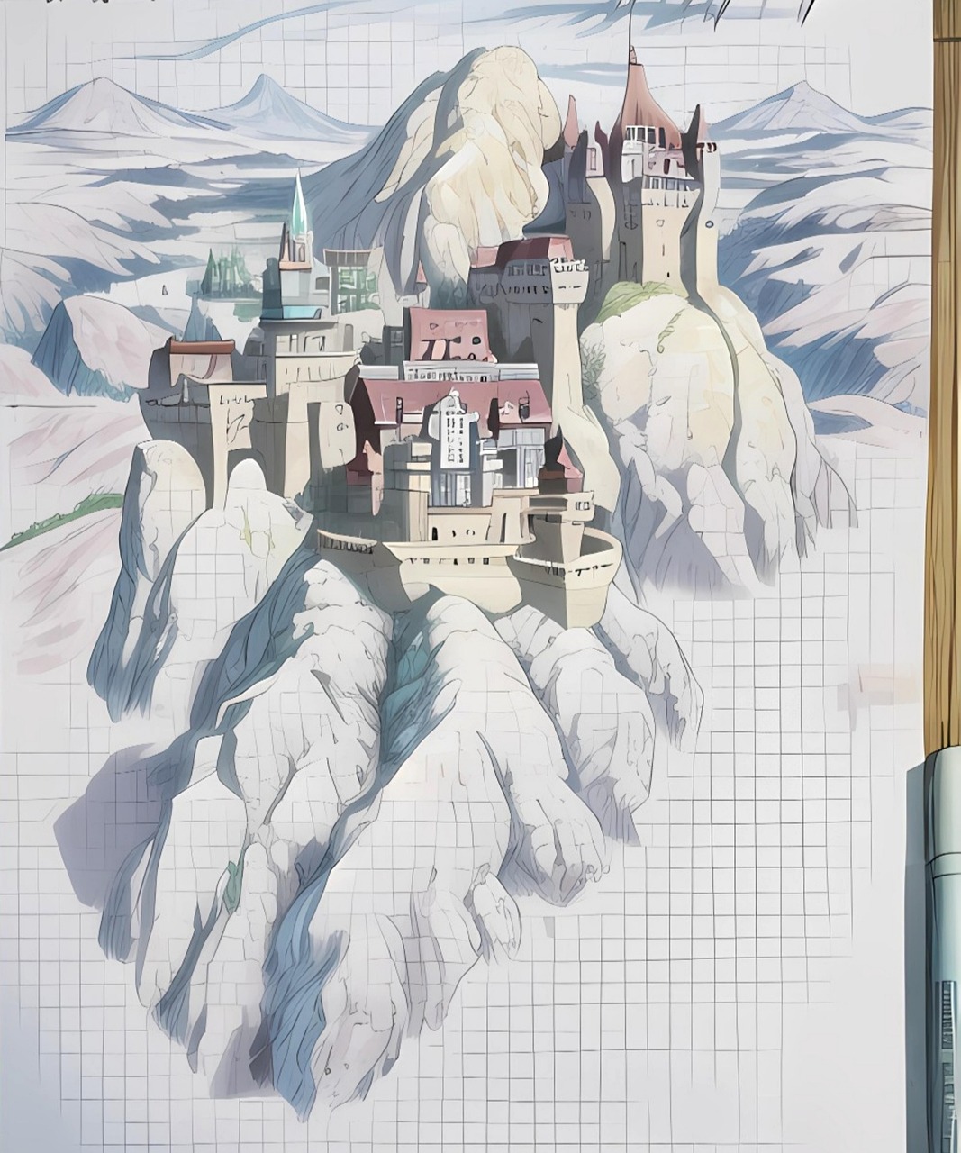 Download Castle, Landscape, Building. Royalty-Free Stock Illustration ...