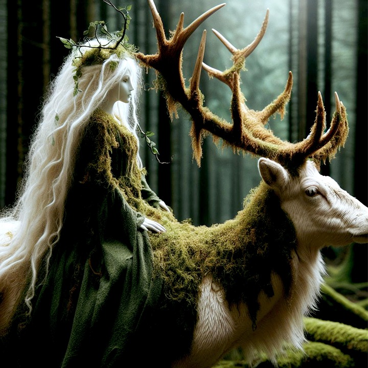 Download Deer, Power Animal, Shamanic. Royalty-Free Stock Illustration ...