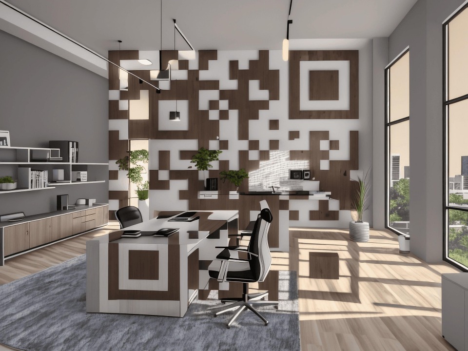 Download Ai Generated Qr Code Office Royalty Free Stock Illustration Download Ai Generated Qr Code Office Royalty Free Stock Illustration