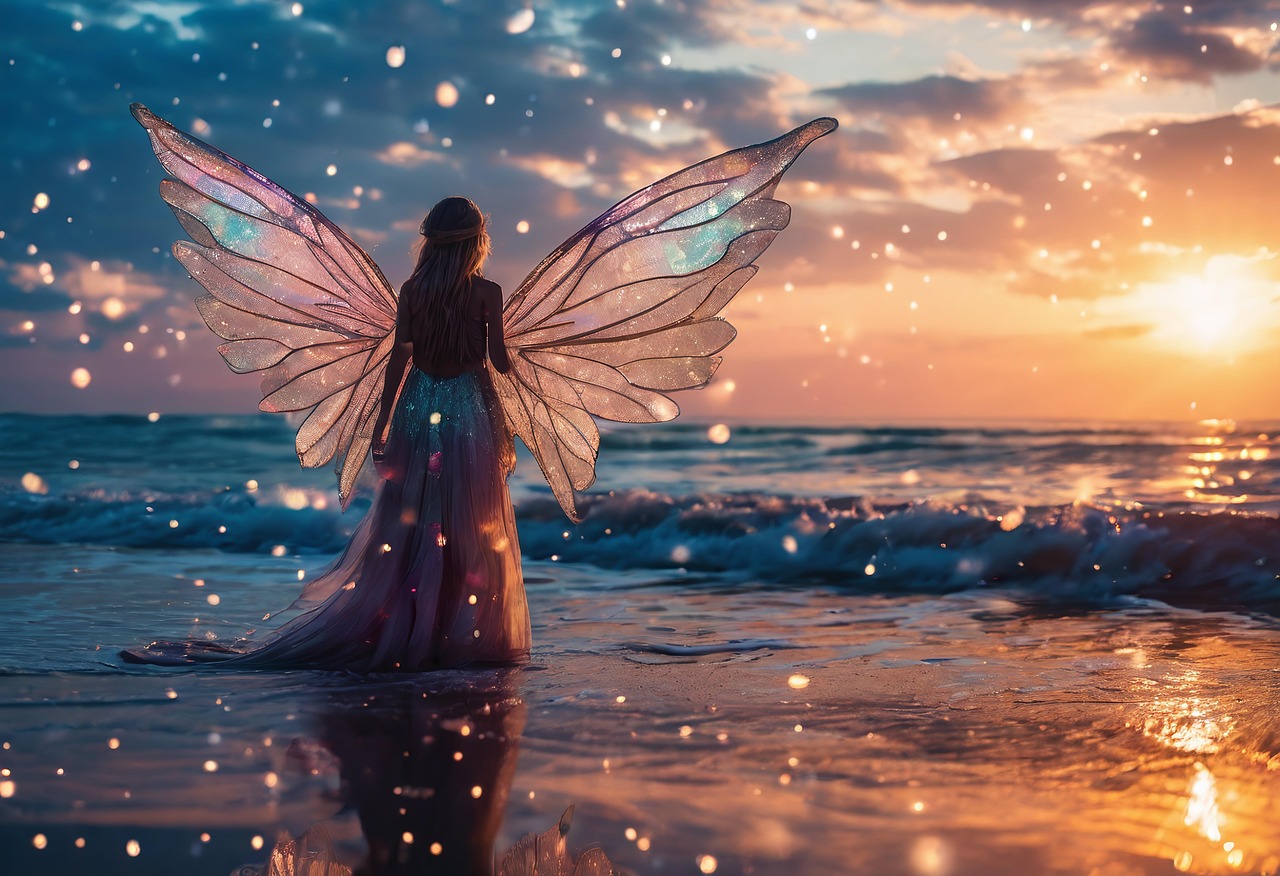 Download Ai Generated, Fairy, Beach. Royalty-Free Stock Illustration ...
