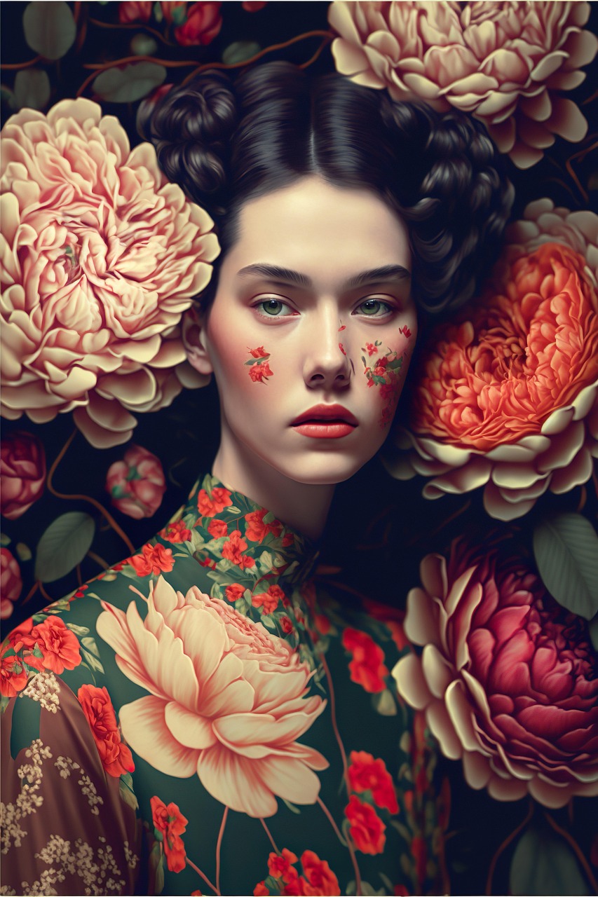 Ai Dihasilkan Wanita Bunga - Gambar gratis di Pixabay - Pixabay