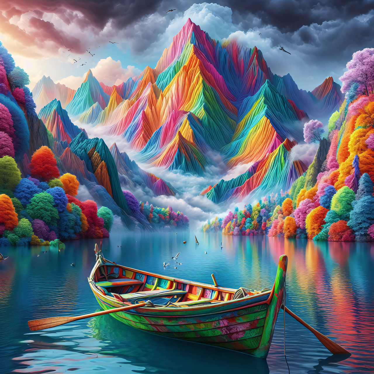 Download Ai Generated, Boat, Nature. Royalty-Free Stock Illustration ...