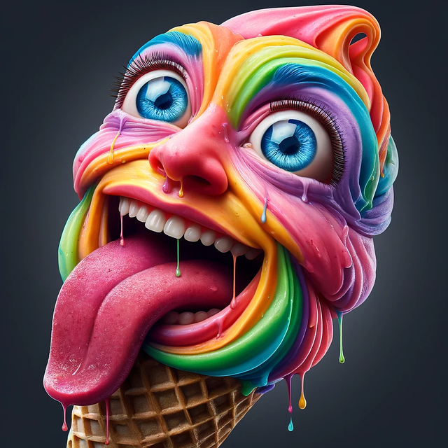 Download Ai Generated, Ice Cream, Face. Royalty-Free Stock Illustration ...