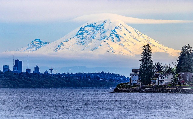 Gunung Hujan Seattle Puget Sound - Foto gratis di Pixabay - Pixabay