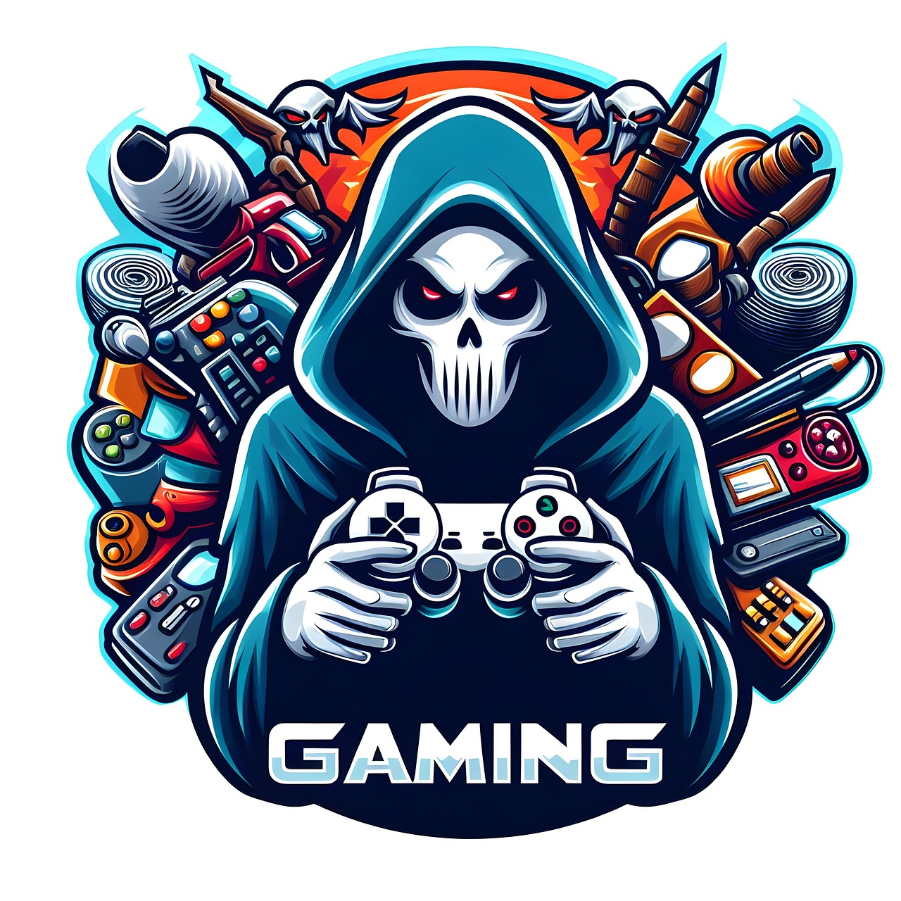 Download Logo, Gaming, Technology. Royalty-Free Stock Illustration ...