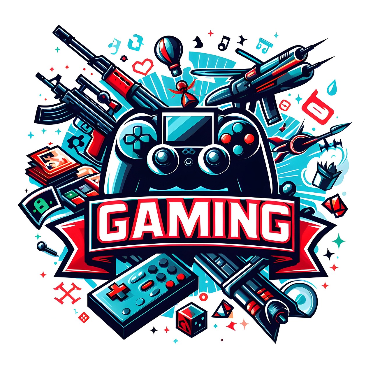 Download Logo, Gaming, Technology. Royalty-Free Stock Illustration ...