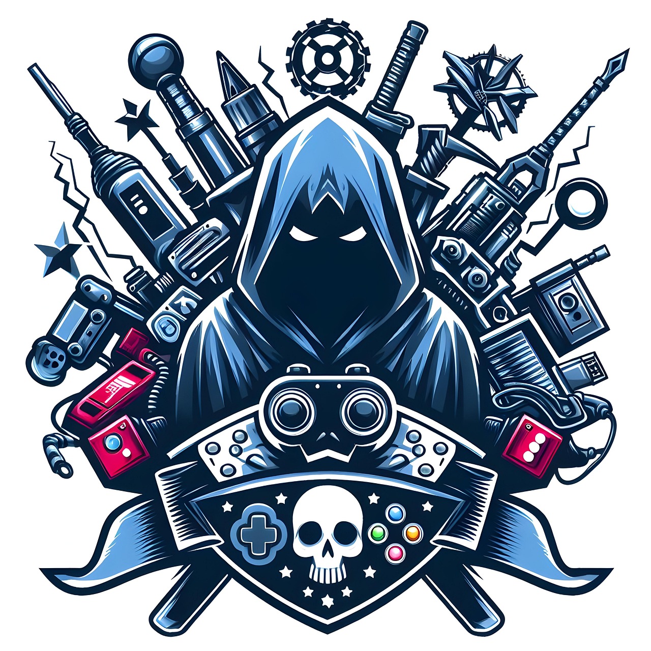 Download Logo, Gaming, Technology. Royalty-Free Stock Illustration ...