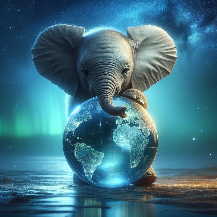 Download Elephant, Calf, Earth. Royalty-Free Stock Illustration Image ...