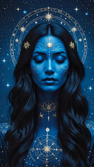 Download Blue, Lady, Cosmic. Royalty-Free Stock Illustration Image ...