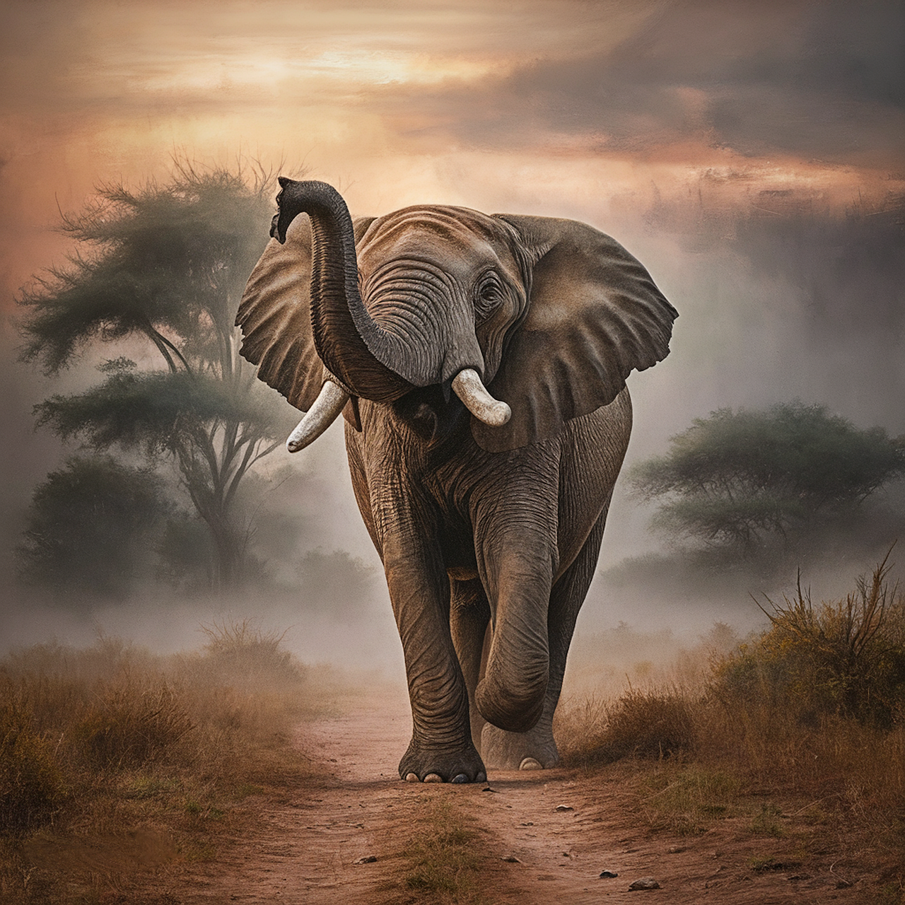 Download Elephant, Wildlife, Safari. Royalty-Free Stock Illustration ...