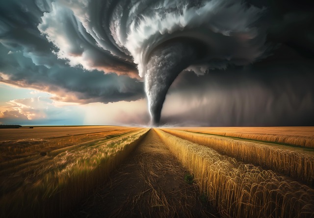 Download Ai Generated, Tornado, Field. Royalty-Free Stock Illustration ...