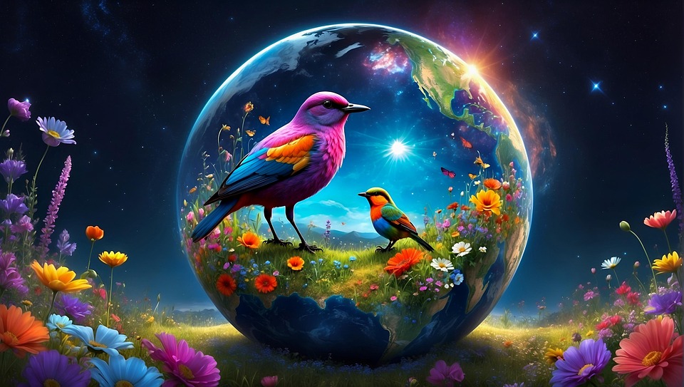 Download Ai Generated, Bird, Earth. Royalty-Free Stock Illustration ...