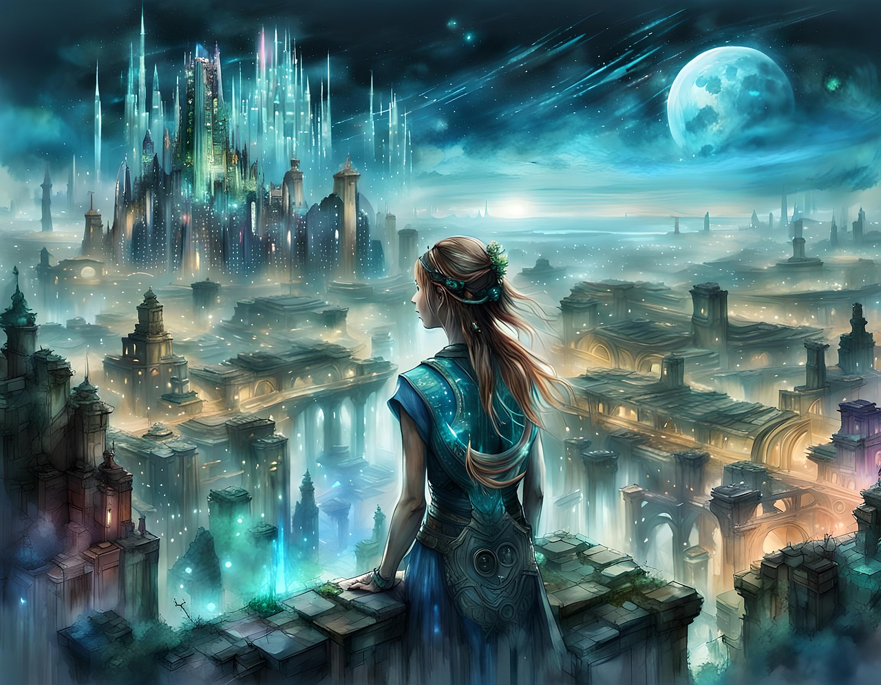 Download Planet Sky Future Royalty Free Stock Illustration Image