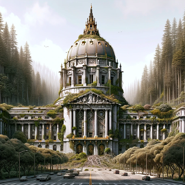 Download Ai Generated, City Hall, Apocalypse. Royalty-Free Stock ...