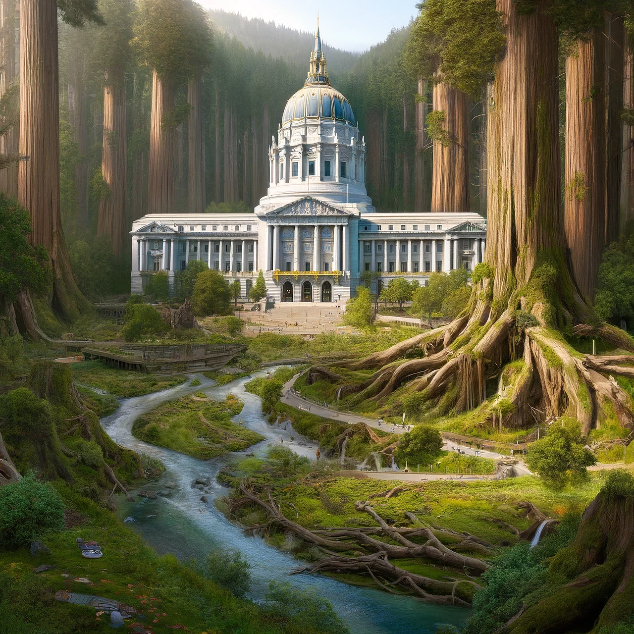Download Ai Generated, City Hall, Apocalypse. Royalty-Free Stock ...