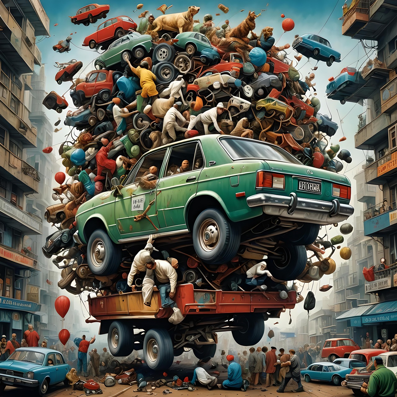 Download Car, People, Stack. Royalty-Free Stock Illustration Image ...
