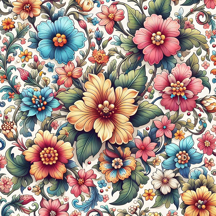 Download Pattern, Flowers, Design. Royalty-Free Stock Illustration ...
