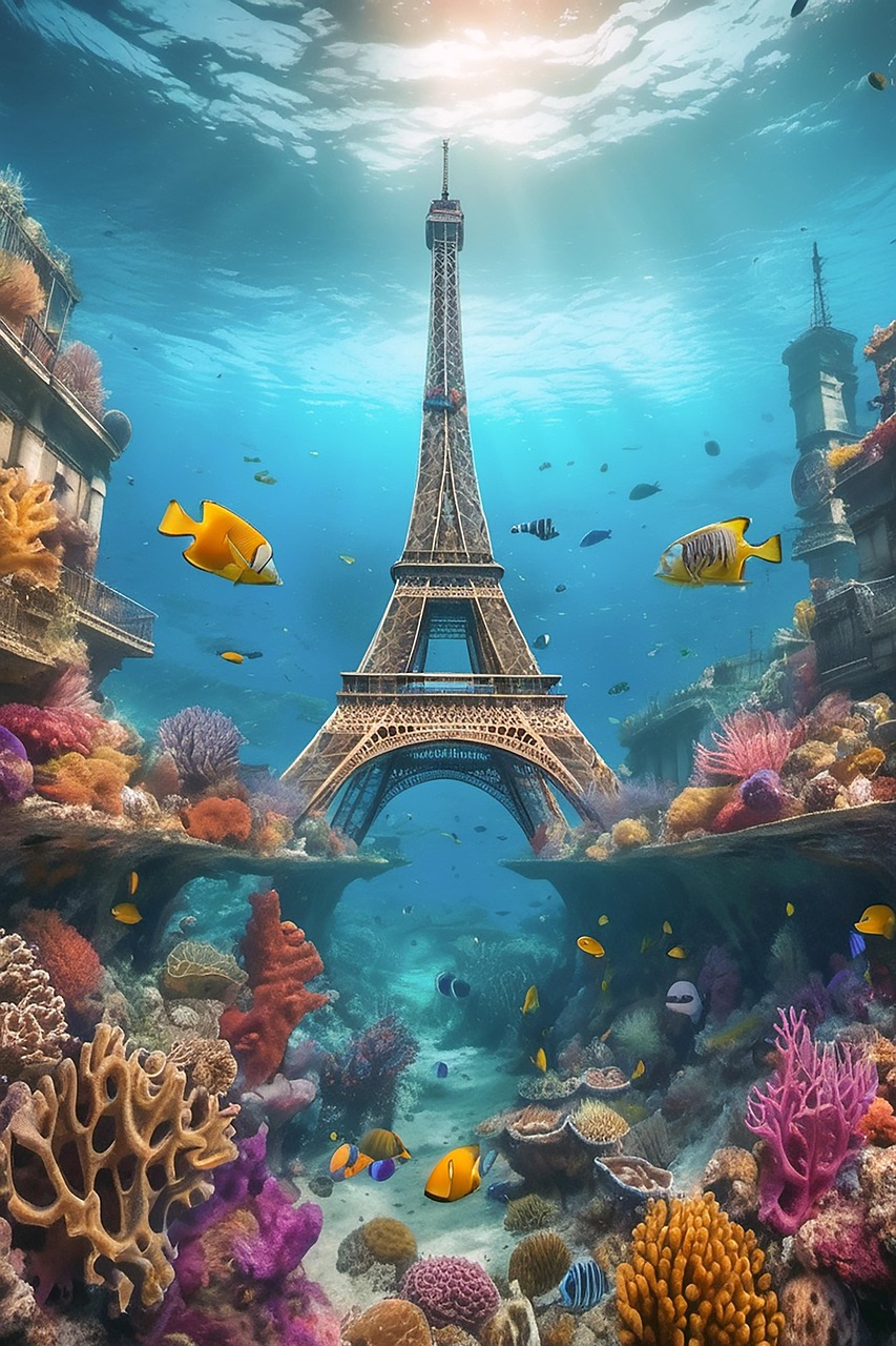 Ai Generado Torre Eiffel Submarino - Imagen gratis en Pixabay - Pixabay
