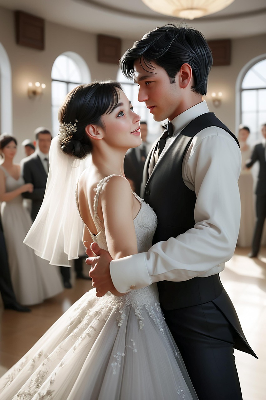 Download Ai Generated, Newlyweds, Wedding. Royalty-Free Stock Illustration Image - Pixabay