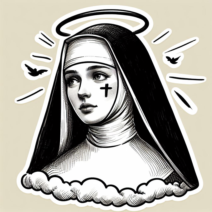 Download Drawing, Nun, Aura. Royalty-Free Stock Illustration Image ...