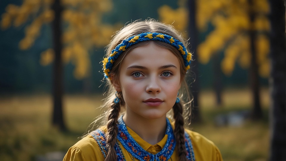Download Ai Generated, Young Woman, Ukrainian. Royalty-Free Stock ...