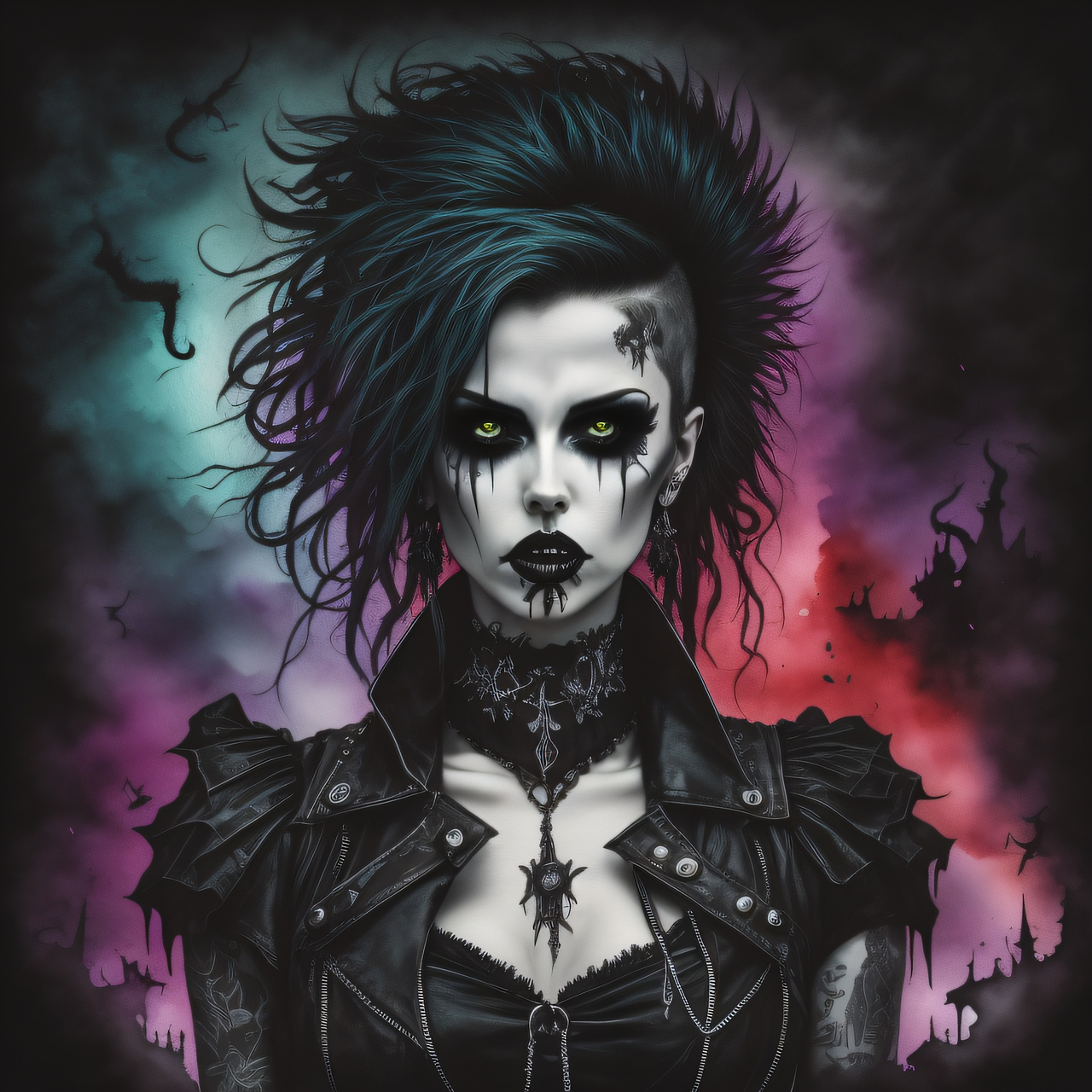 Download Ai Generated, Gothic, Woman. Royalty-Free Stock Illustration ...