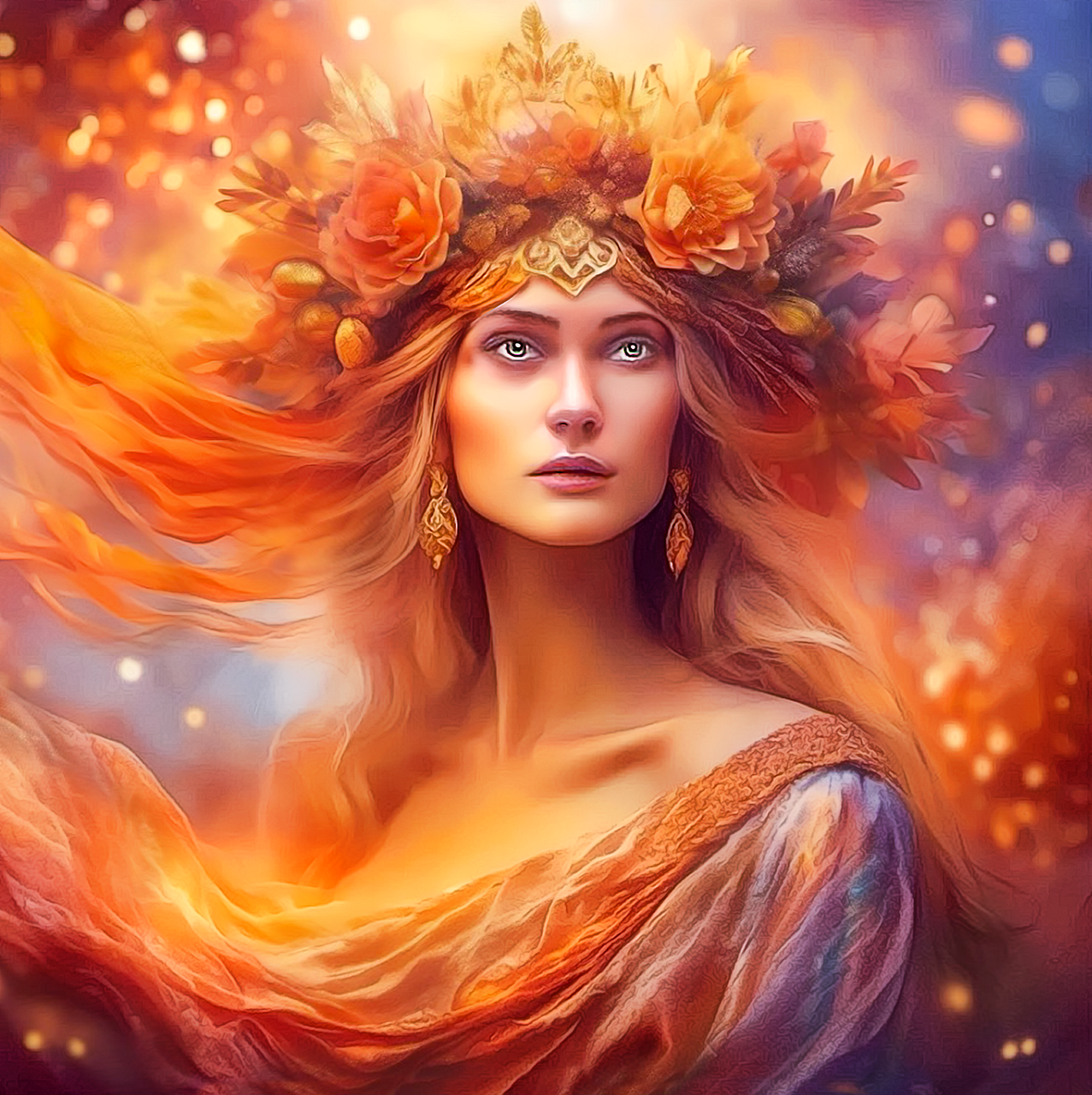Download Beautiful, Princess, Flowers. Royalty-Free Stock Illustration ...
