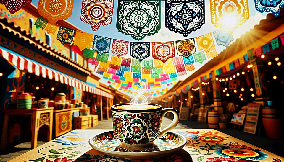Download Mexican Folk Art, Vibrant Home Decor, Cultural Wallpaper ...