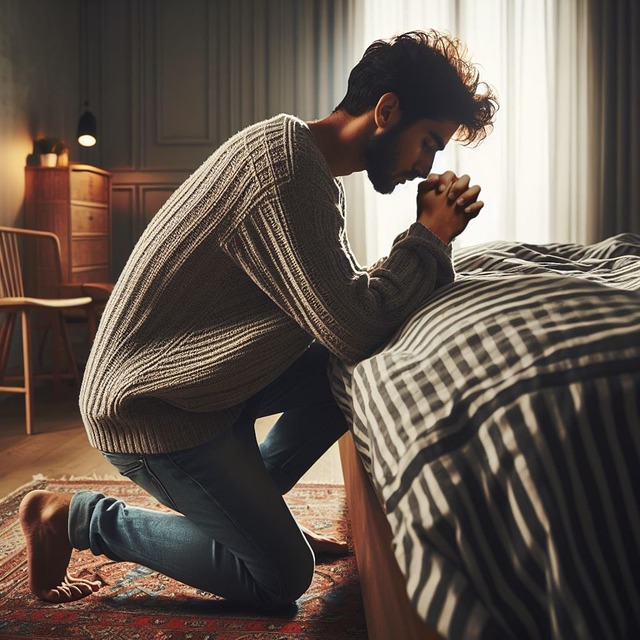 Download Ai Generated, Praying, Prayer. Royalty-Free Stock Illustration ...