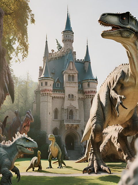 Ai Luotu Dinosaurus Linna - Ilmainen kuva Pixabayssa - Pixabay