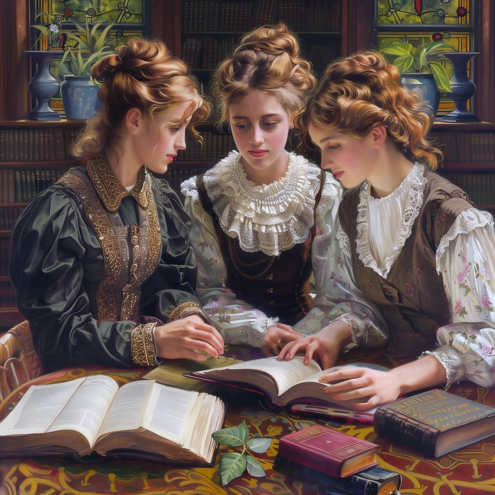 Download Ai Generated, Women, Victorian. Royalty-Free Stock ...