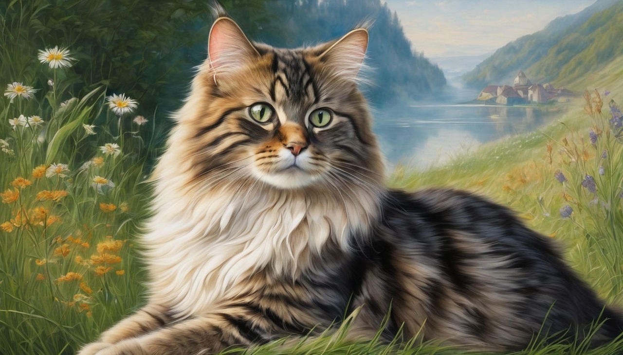 Download Ai Generated Cat Feline Royalty Free Stock Illustration