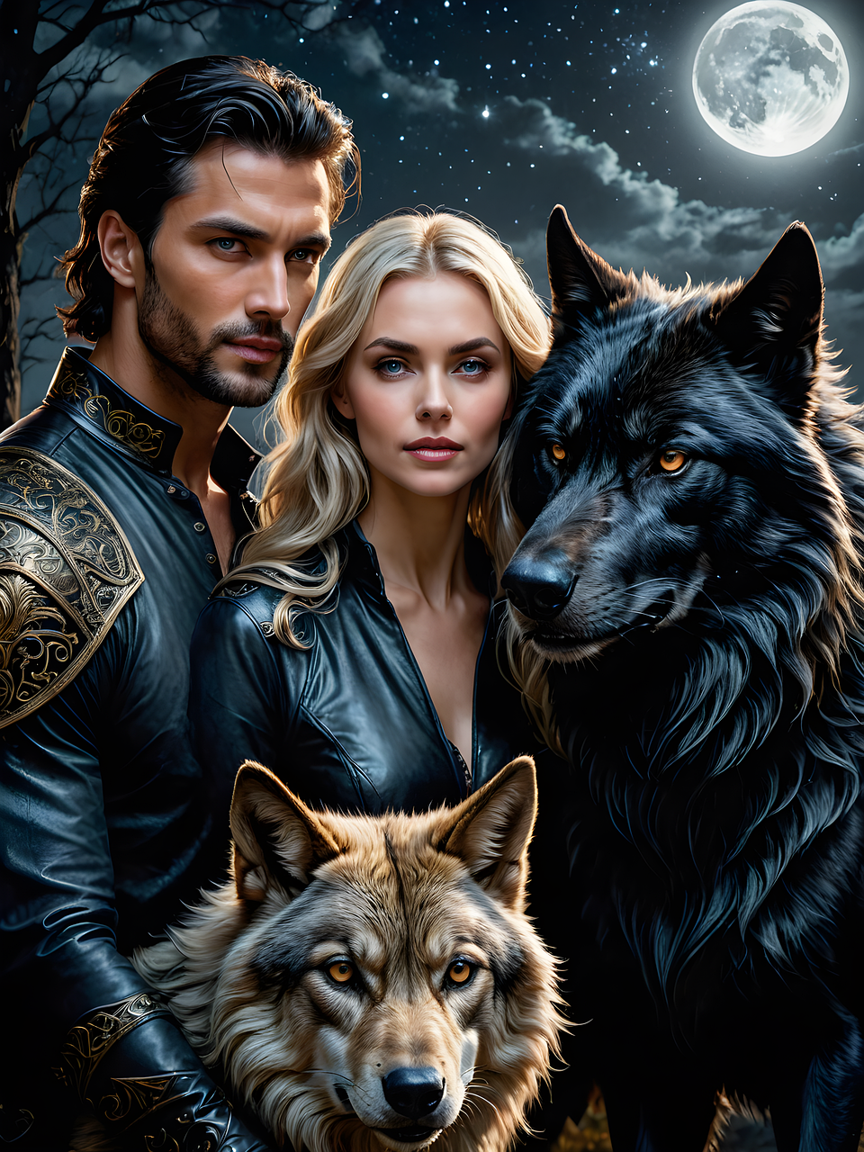 Download Ai Generated, Wolf, Man. Royalty-Free Stock Illustration Image ...