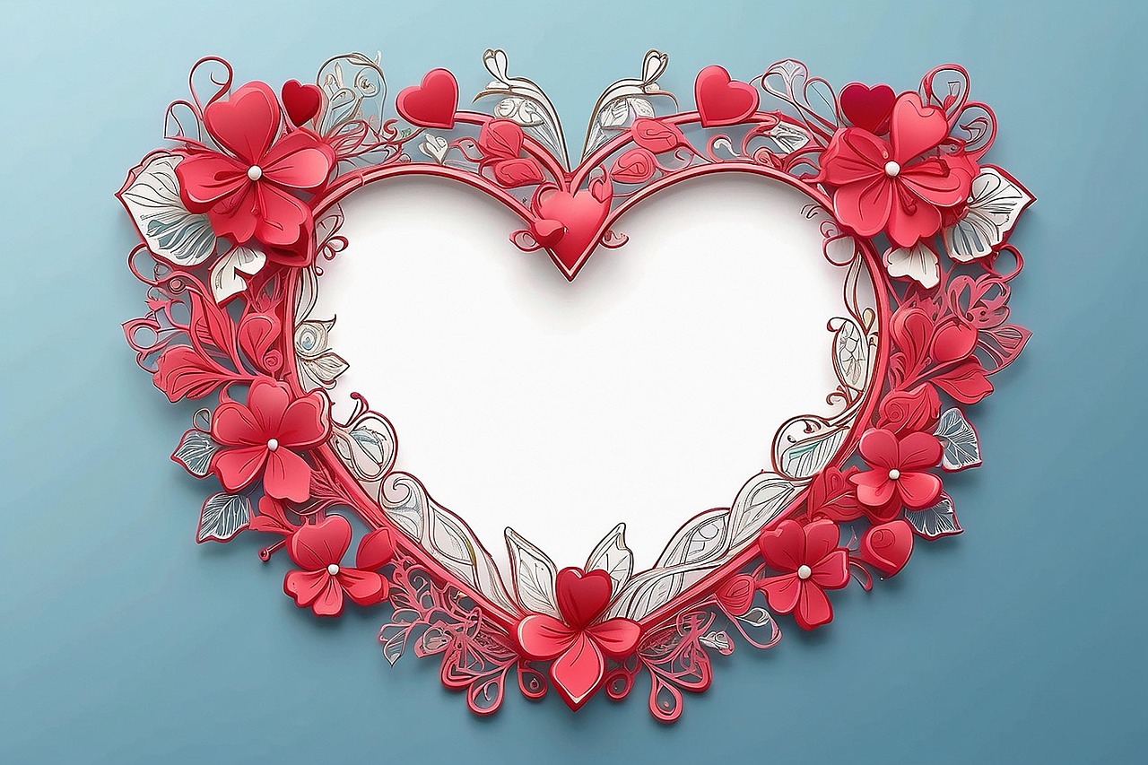 Download Heart Border, Valentine Border, Heart. Royalty-Free Stock ...