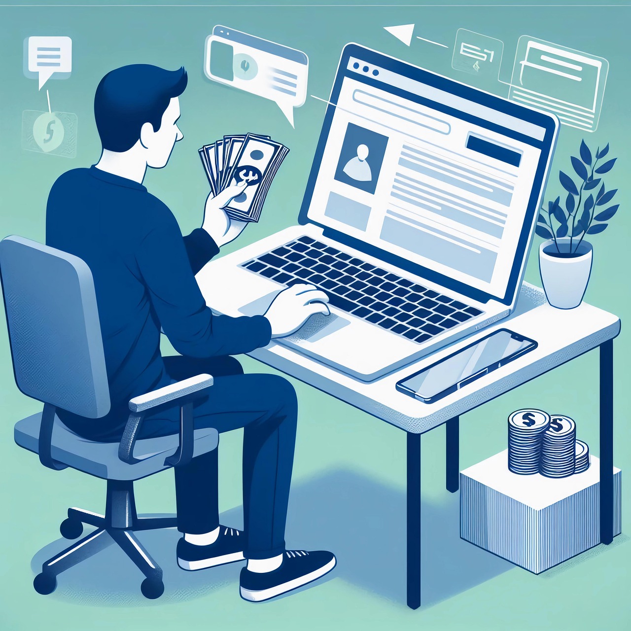 Download Money, Business, Success. Royalty-Free Stock Illustration ...