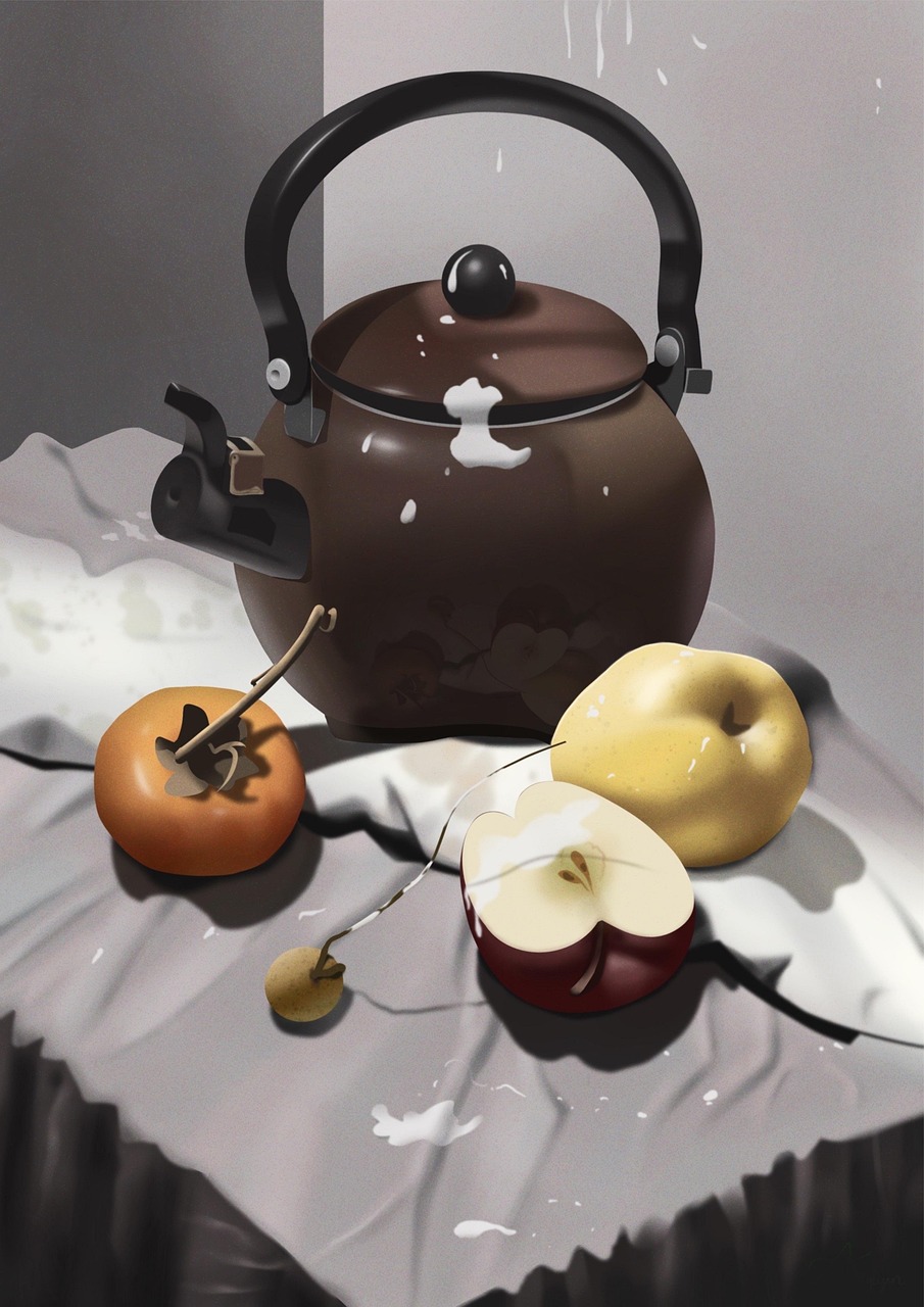 Stilllife Teapot Fruit - Free photo on Pixabay