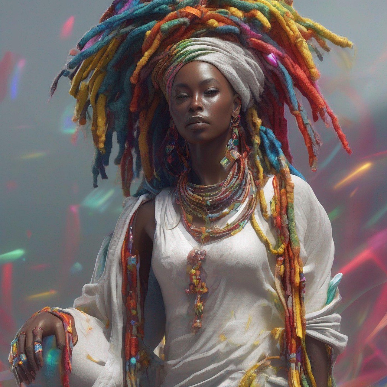 Download Ai Generated, Woman, Rastafarian. Royalty-Free Stock ...
