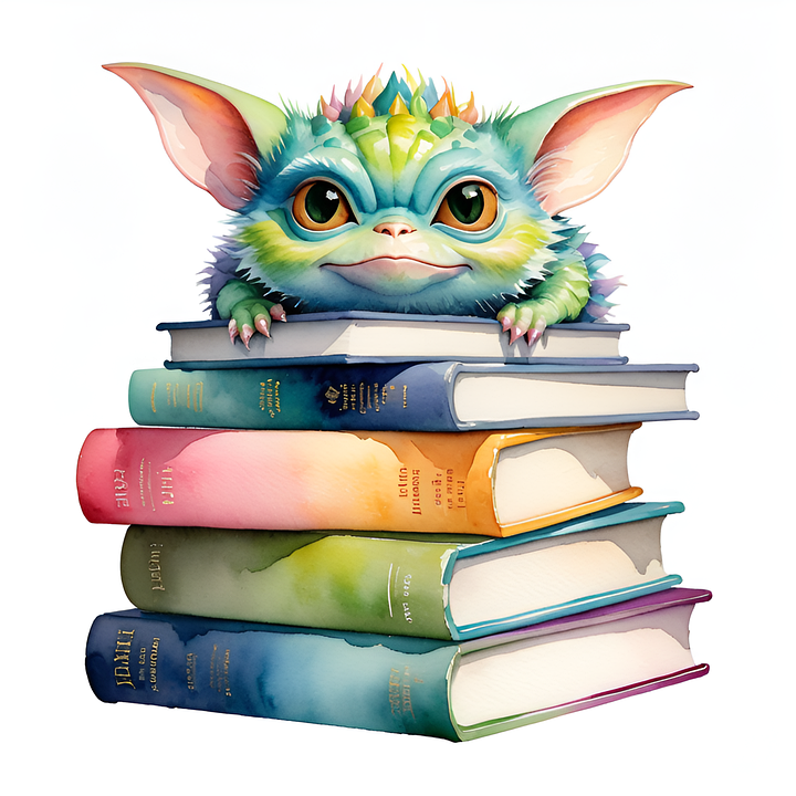 Download Ai Generated, Book, Creature. Royalty-Free Stock Illustration ...