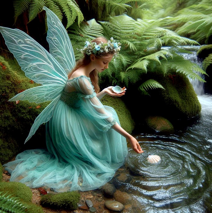 Download Ai Generated, Fairy, River. Royalty-Free Stock Illustration ...