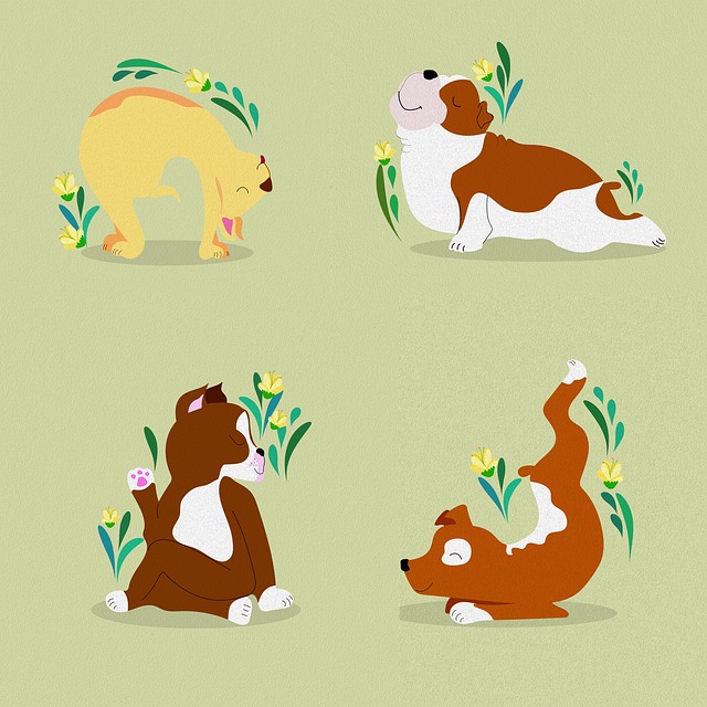 Download Yoga, Dog, Puppy. Royalty-Free Stock Illustration Image - Pixabay